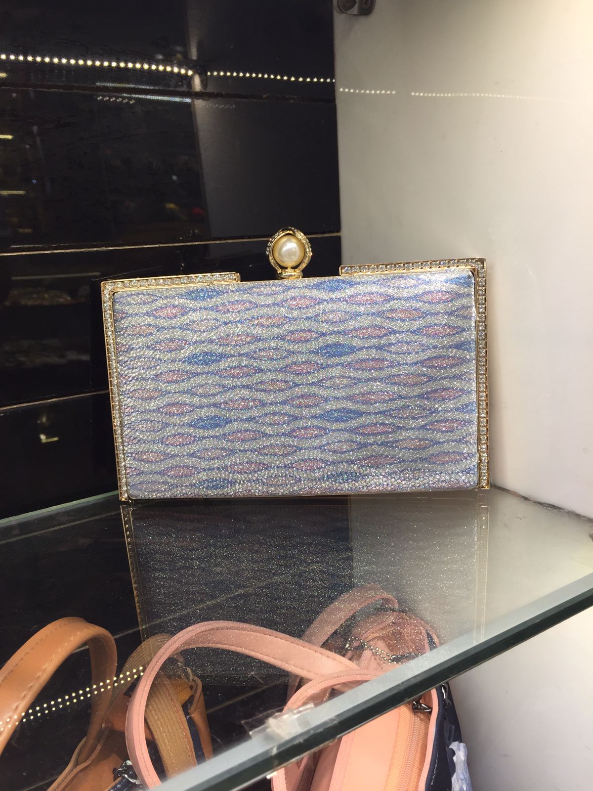 Blue Multi Fancy Clutch for women – Millilegacy