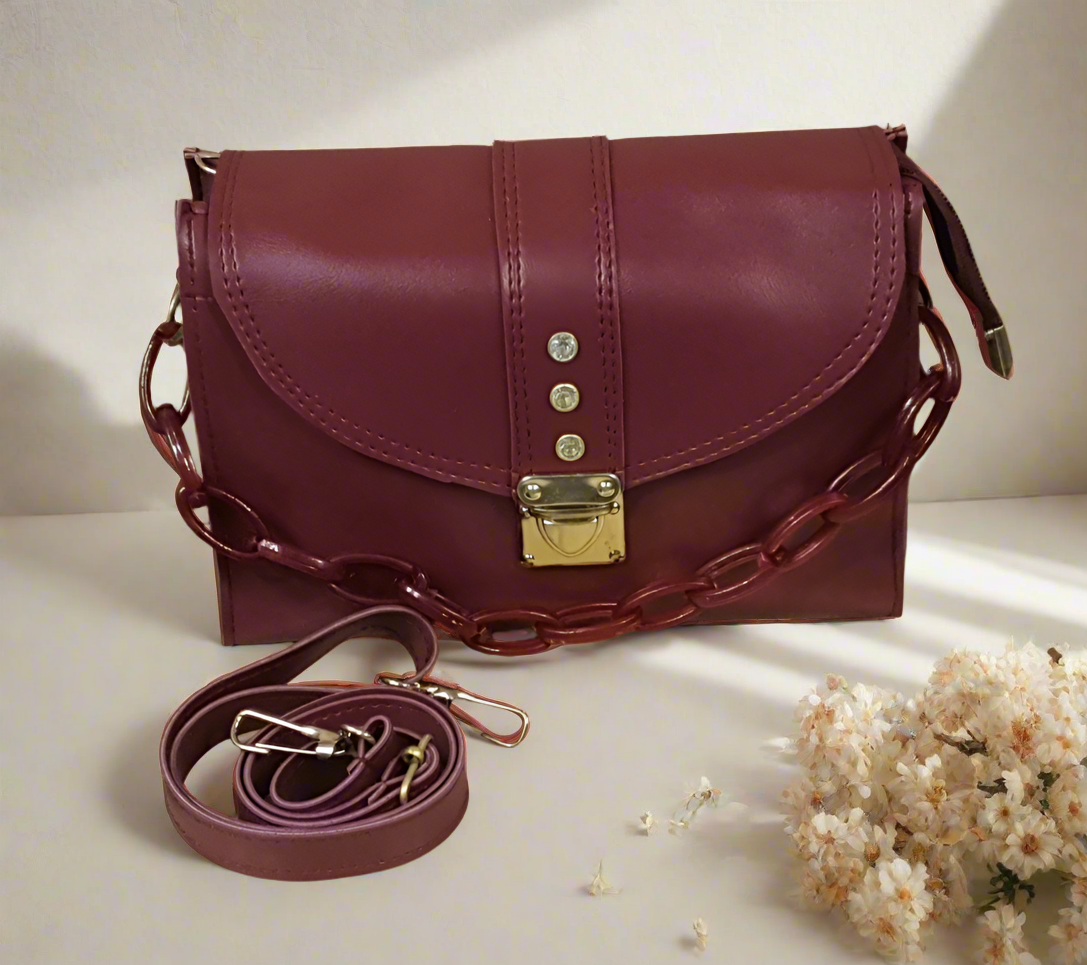 Maroon Fancy Bags for women – Millilegacy