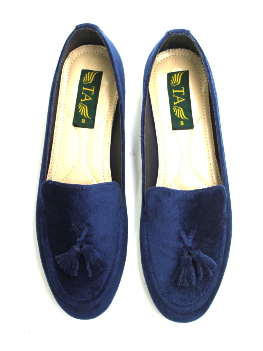 Blue Winter Pumps In Pakistan\Millilegacy.com